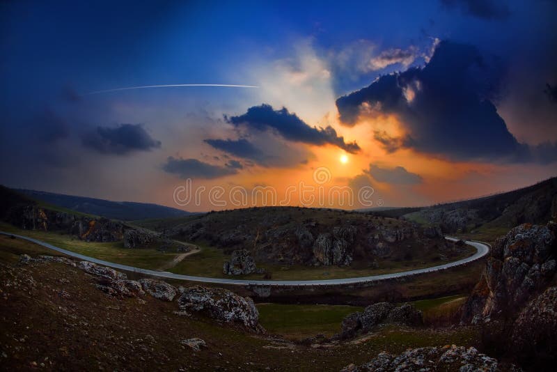 Transfagarasan road stock image. Image of highlands, dangerous - 55700375