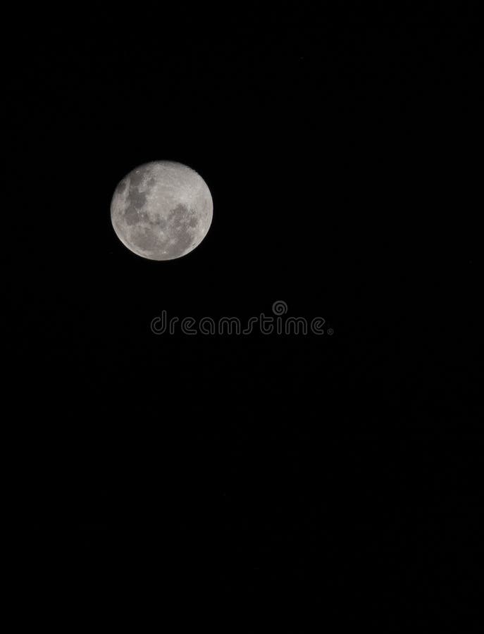 Landscape of Super Moon, in Brazil Stock Image - Image of detail ...