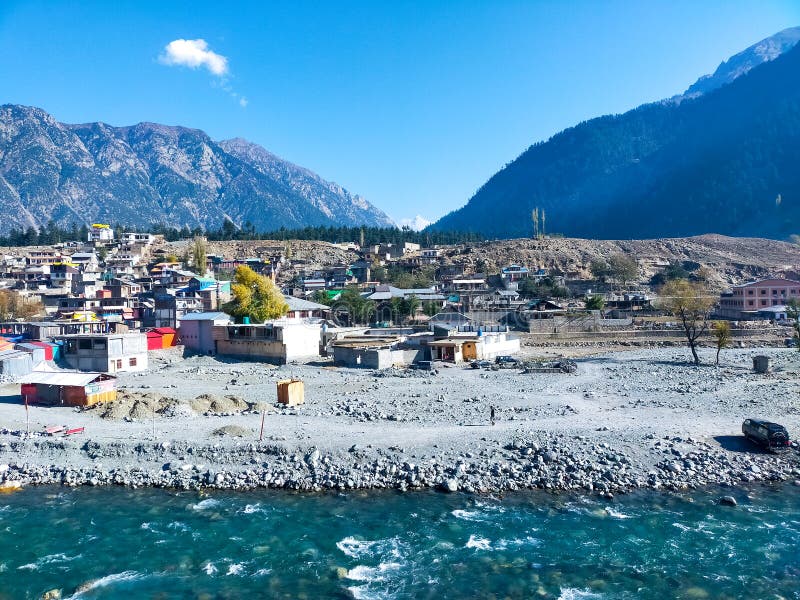 Landscape of Swat, Kalam Valley Mountain and River View Stock Image ...