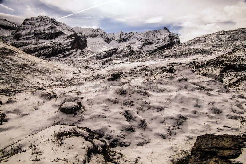 Landscape of the Swiss Alps in the Fall Stock Image - Image of outdoor ...