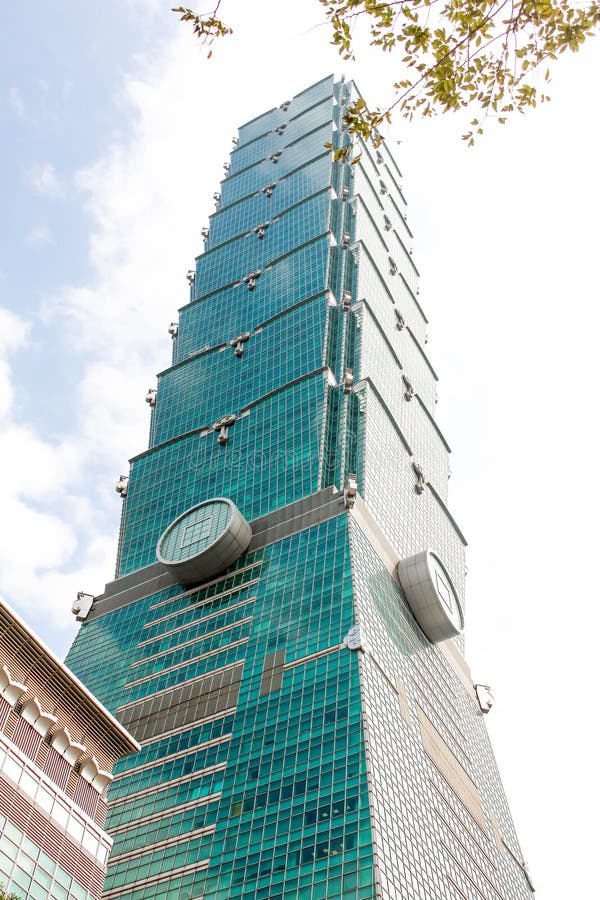 Landscape the Tallest Building Taipei 101 in Taiwan Stock Image - Image ...