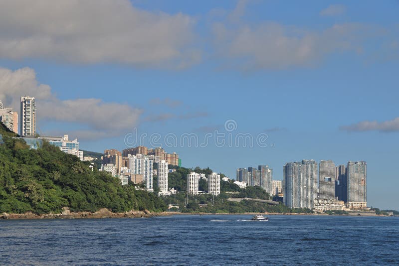 The Landscape of Telegraph Bay, Hong Kong 20 Aug 2021 Editorial Stock ...