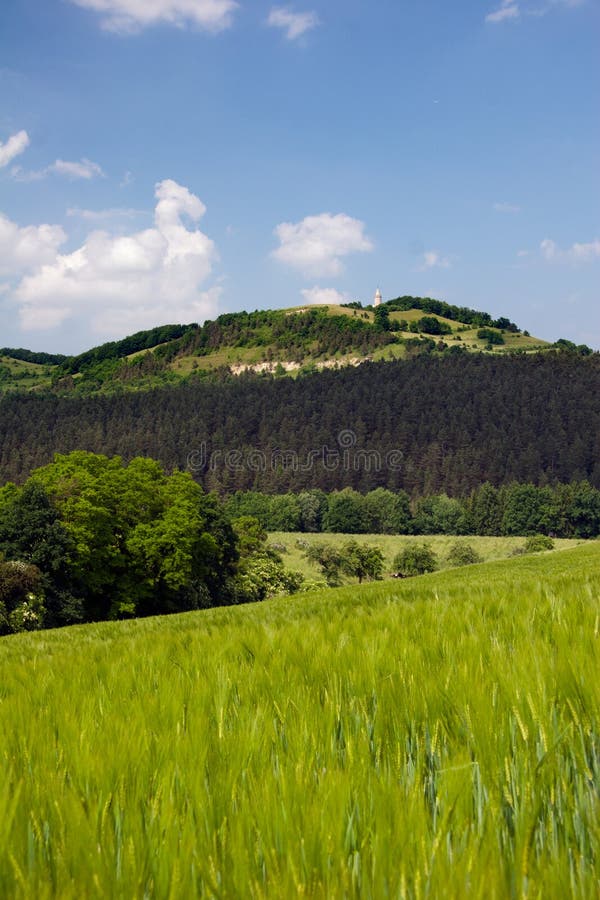 Landscape Thuringia stock photo. Image of agrarian, castle - 23965382