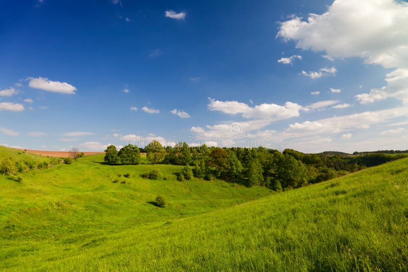 Landscape Thuringia stock photo. Image of agrarian, castle - 23965382