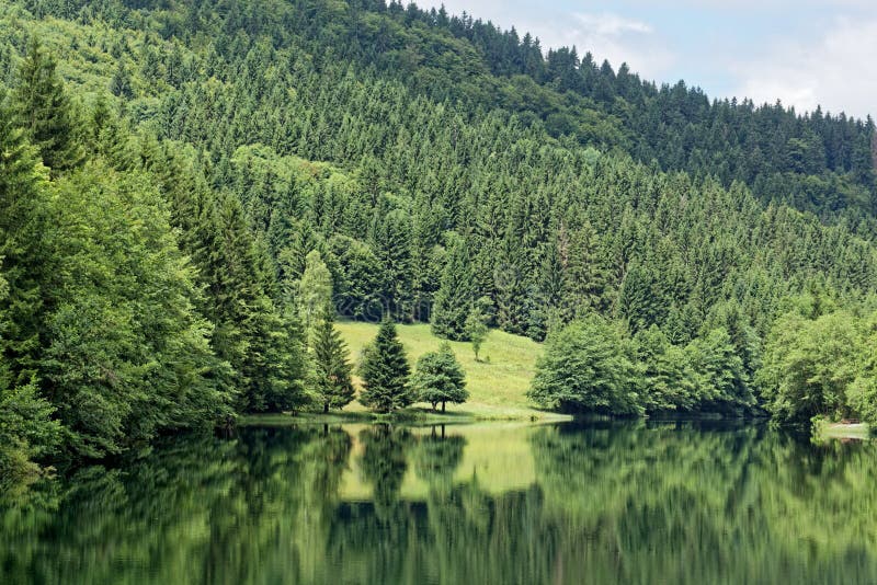 Landscape in the Thuringian Forest Stock Photo - Image of idyll ...