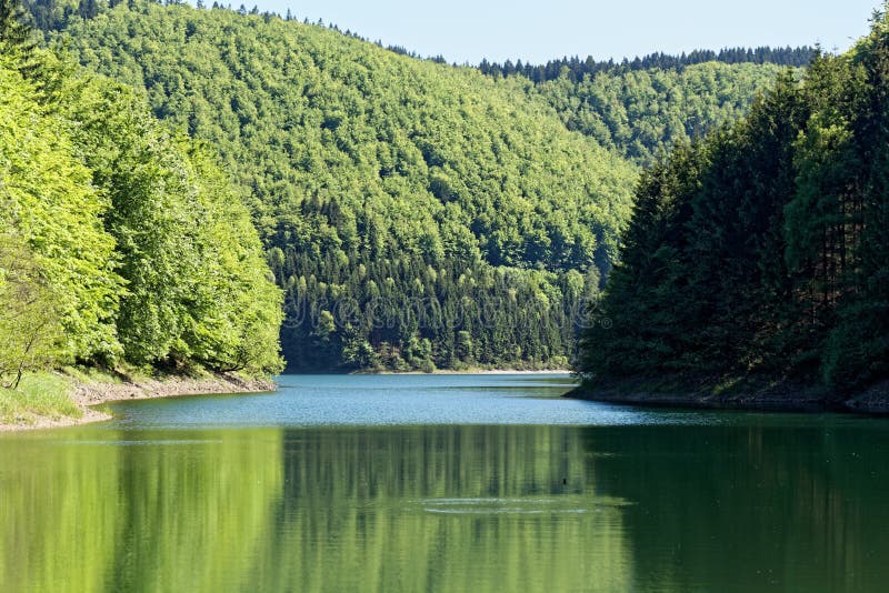 Landscape in the Thuringian Forest Stock Photo - Image of idyll ...