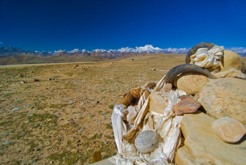 Landscape of Tibet stock photo. Image of vast, ground - 4848454
