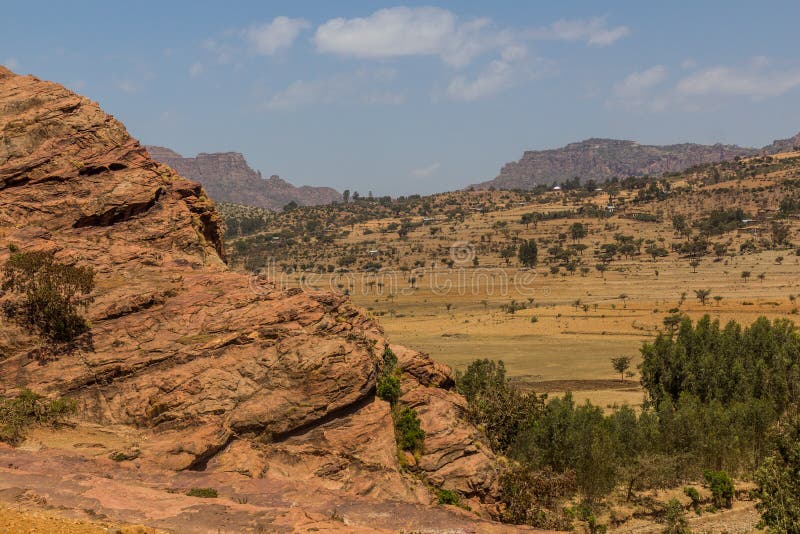 Landscape of Tigray Region, Ethiop Stock Photo - Image of arid, tigray ...