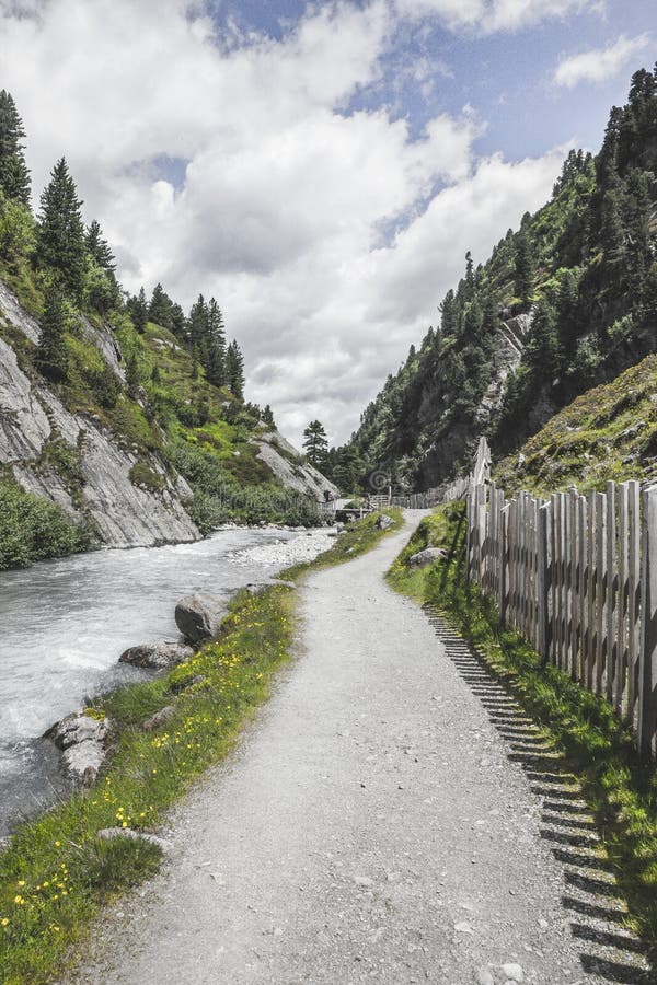 Landscape of Tirol, Austria at Summer Stock Image - Image of tree, trip ...