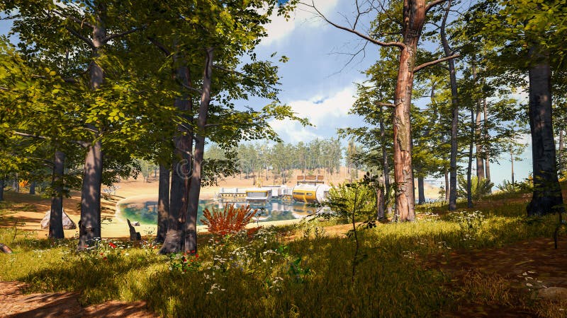 Landscape To Illustrate Sustainable Development Goals, and Ecosystem ...