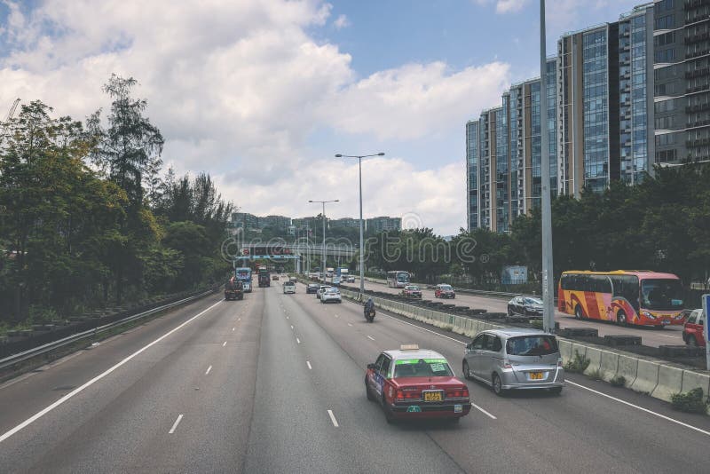 A Landscape of Tolo Highway, Hong Kong May 4 2023 Editorial Stock Image ...