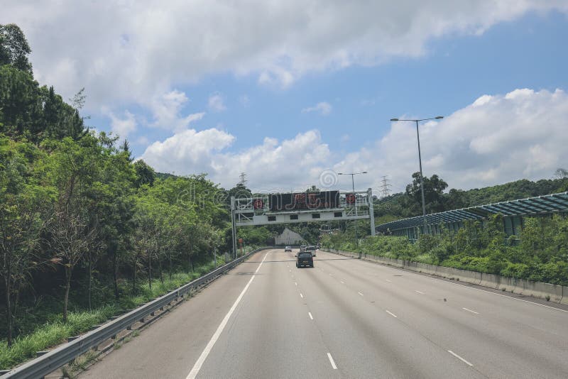 A Landscape of Tolo Highway, Hong Kong May 4 2023 Editorial Stock Image ...