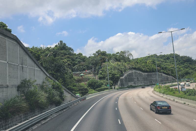 .::a Landscape of Tolo Highway, Hong Kong May 4 2023 Editorial Image ...