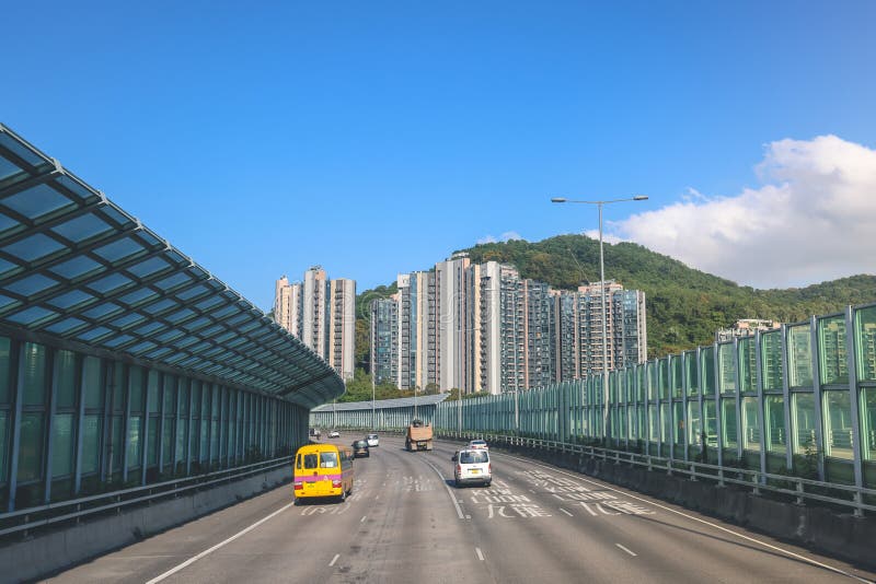 A Landscape of Tolo Highway, Hong Kong May 4 2023 Editorial Stock Photo ...