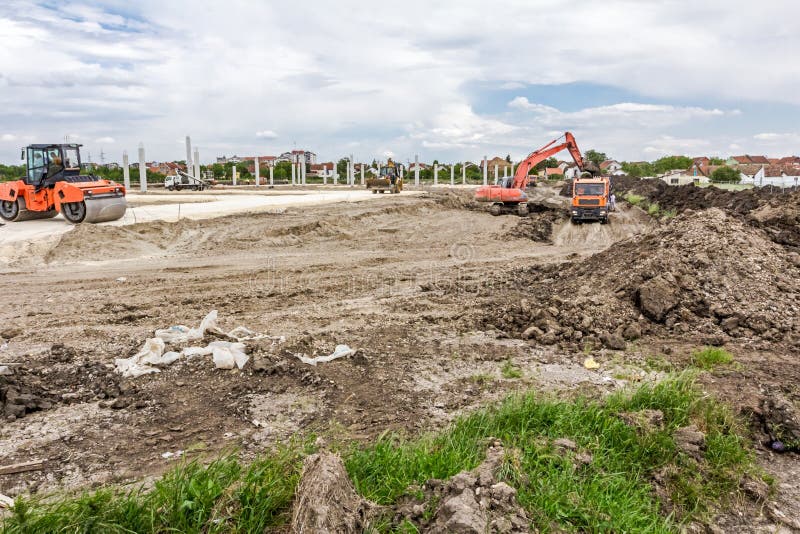 Landscape Transform into Urban Area Stock Photo - Image of landscape ...