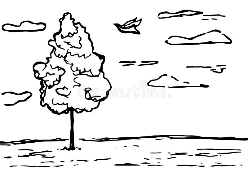 Trees Landscape Design Set. View from Above Stock Vector - Illustration ...
