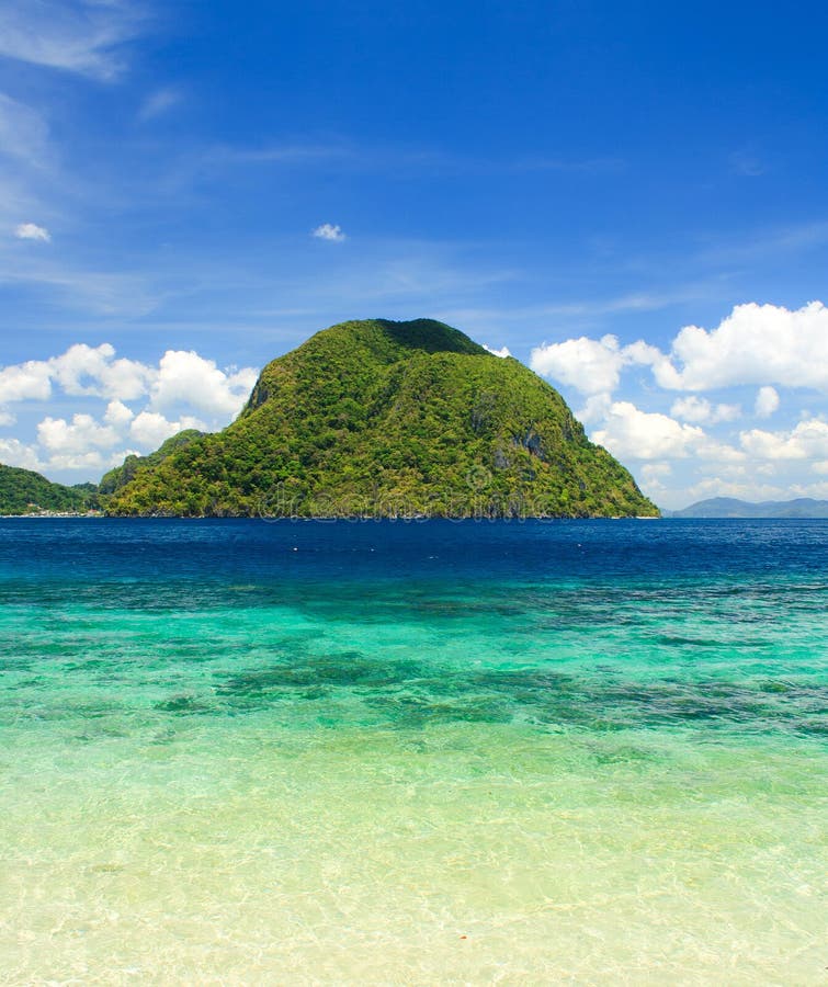 Landscape of Tropical Island. Philippines. Stock Image - Image of ...