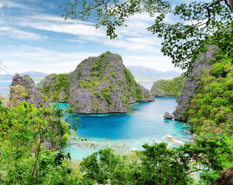 Palawan lagoon 2 stock photo. Image of aqua, lagoon, calm - 6640608