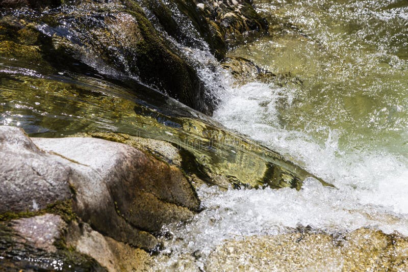 Landscape on the Upper Course of the River Gilort, Gorj, Romania. Stock ...