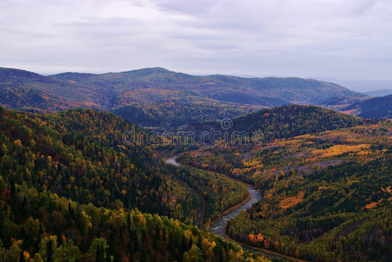 Landscape .Ural mountains. stock photo. Image of october - 18670452