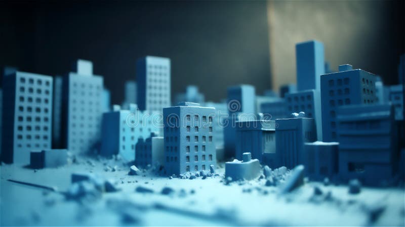 Landscape Urban Composition Stock Illustration - Illustration of ...