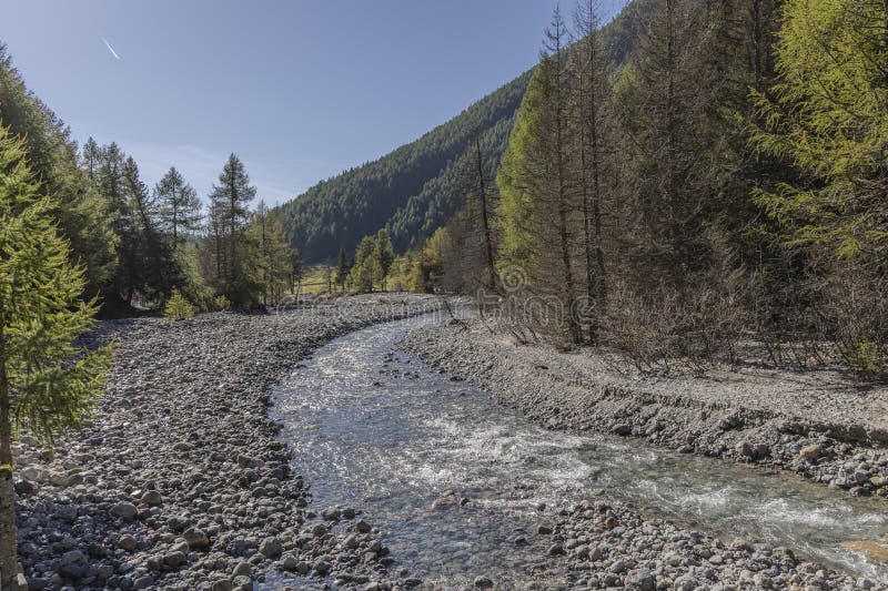 Landscape of Val Poschiavo - Switzerland Stock Image - Image of trail ...