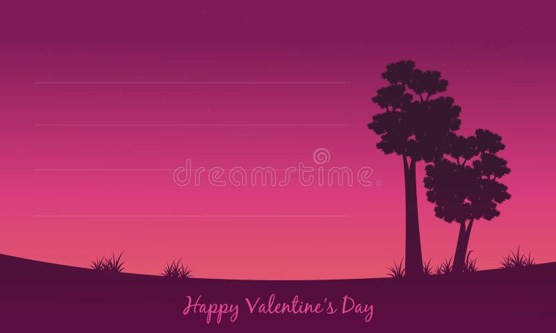 Landscape of Valentine Card Collection Stock Vector - Illustration of ...