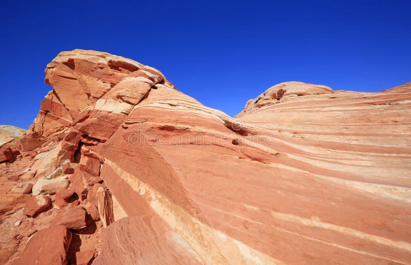 Fire Wave rock formation stock image. Image of state - 133522895