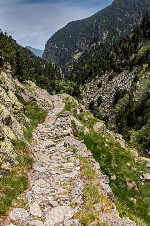 Landscape from Valley of Nuria in Spain Stock Photo - Image of europe ...