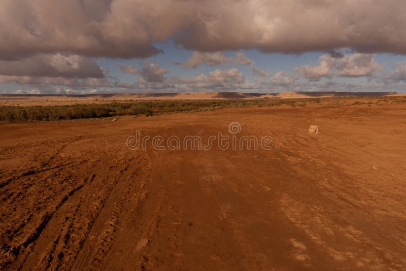 Landscape in the Valley of the River Draa Stock Image - Image of cliffs ...