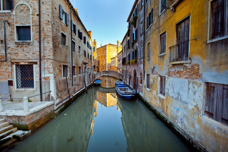 Landscape of Venice, Italy stock image. Image of facade - 19736979