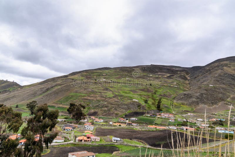 Landscape View of the Andean Mountains. Venezuela Stock Image - Image ...