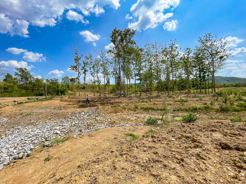 Landscape View of Dan Chang, Thailand Stock Image - Image of urban ...