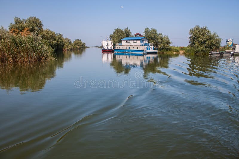 Landscape View on Danube Delta Romania Stock Photo - Image of romania ...