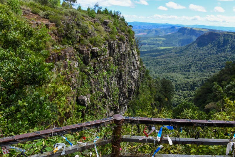 Landscape View at God S Window in South Africa Stock Photo - Image of ...
