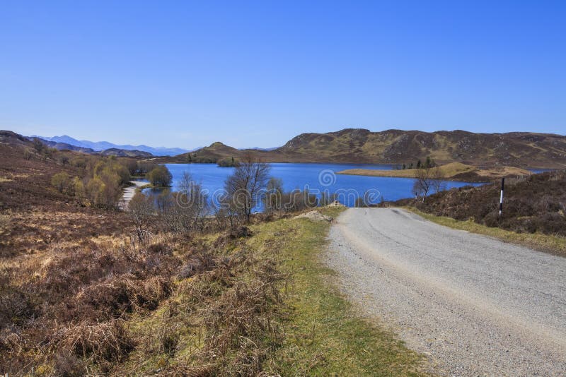 Landscape View of Loch Tarff Stock Image - Image of scottish, tarff ...