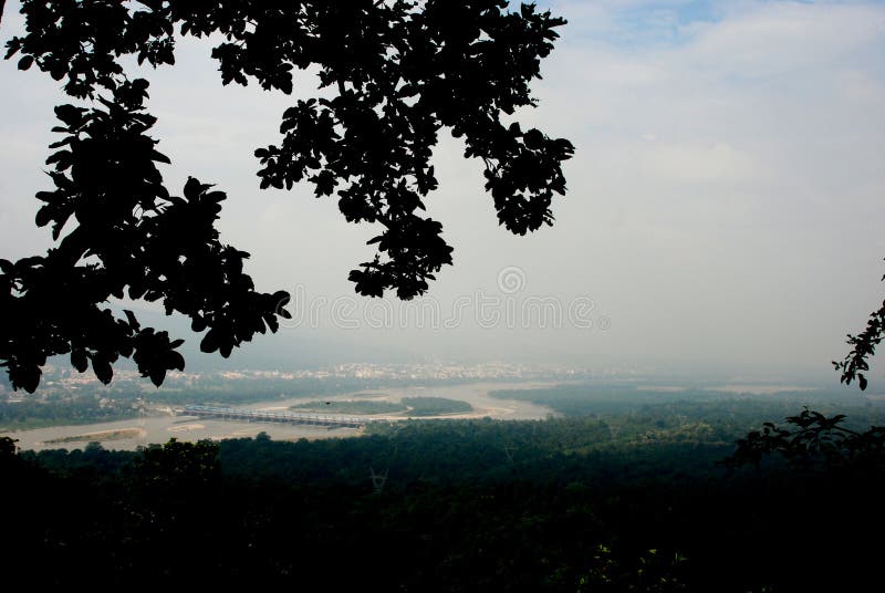 A Landscape View from Mansa Devi Stock Photo - Image of devi, travel ...