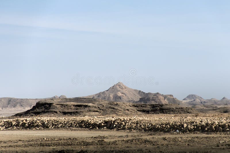 Landscape View Mountain Dhofar Mountains Salalah Oman Stock Photo ...