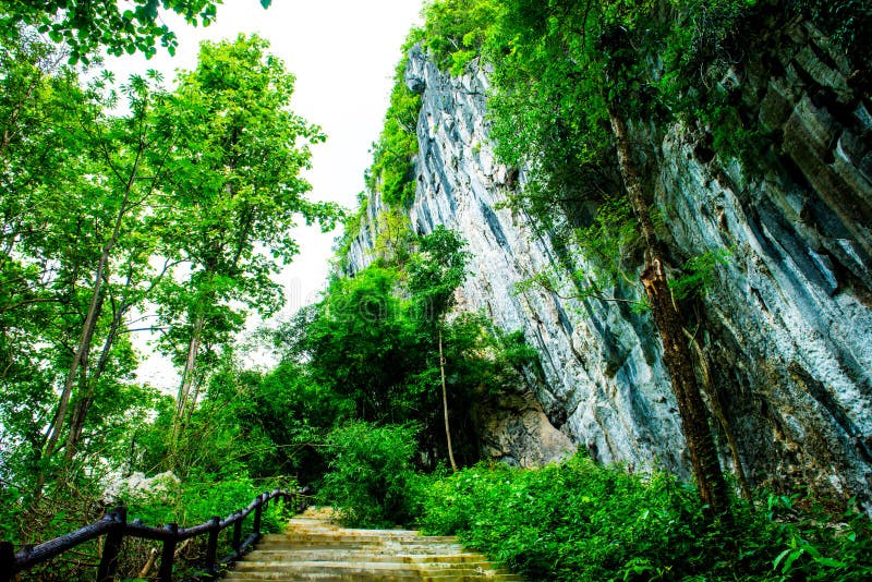 Landscape View of Pratu Pha Tourist Attraction Stock Photo - Image of ...