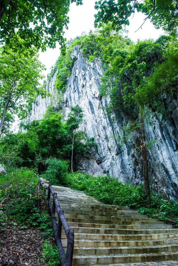 Landscape View of Pratu Pha Tourist Attraction Stock Image - Image of ...