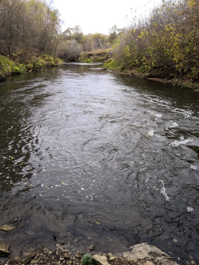 View of the river stock photo. Image of nature, autumn - 138013876