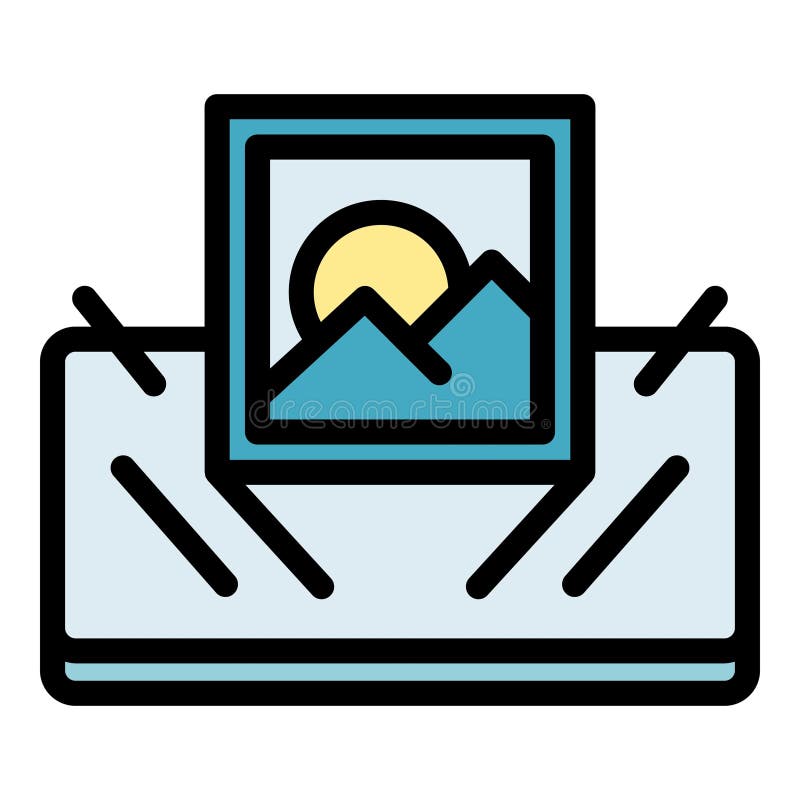 Landscape Vr Tour Icon Vector Flat Stock Vector - Illustration of ...