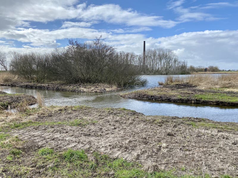 Landscape and Water Development. Stock Image - Image of construction ...