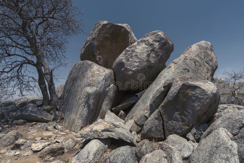 Desert rocks in Namibia stock image. Image of nature - 192016917