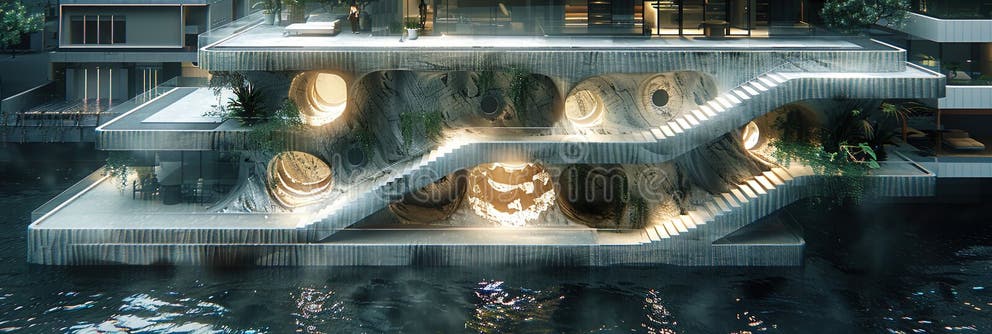 The Landscape, Where Geometric Shapes and Textures Create a Feeling of ...