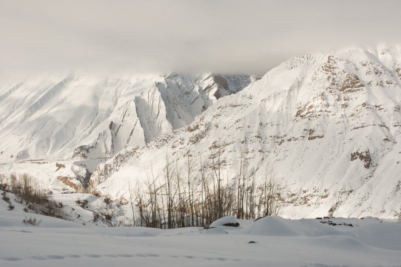 Landscape in Winter in Himalayas - India Stock Photo - Image of pradesh ...