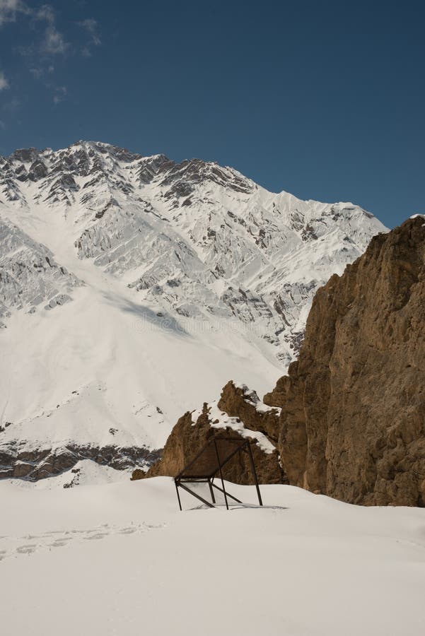 Landscape in Winter in Himalayas - India Stock Image - Image of ...
