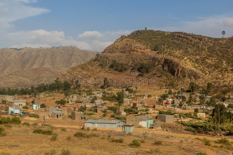 Landscape of Wukro Town, Ethiop Stock Photo - Image of poor, wild ...
