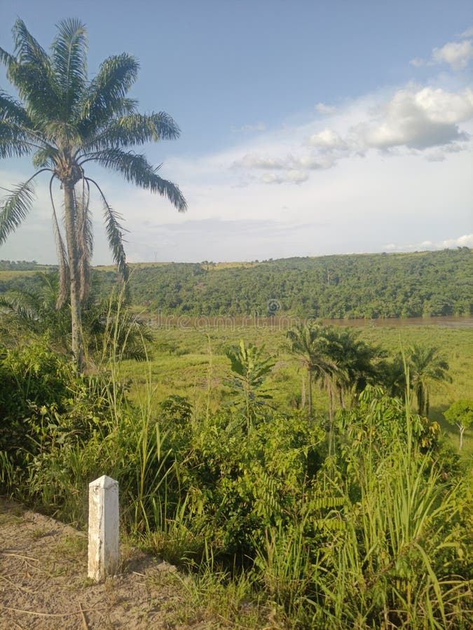 Landscape Zongo, Congo stock image. Image of soil, congo - 216009567