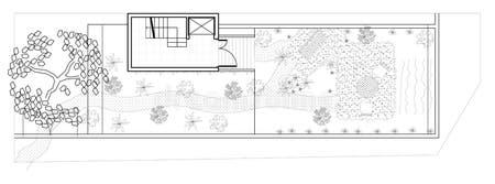Landscaped garden plan stock vector. Illustration of white - 14727920